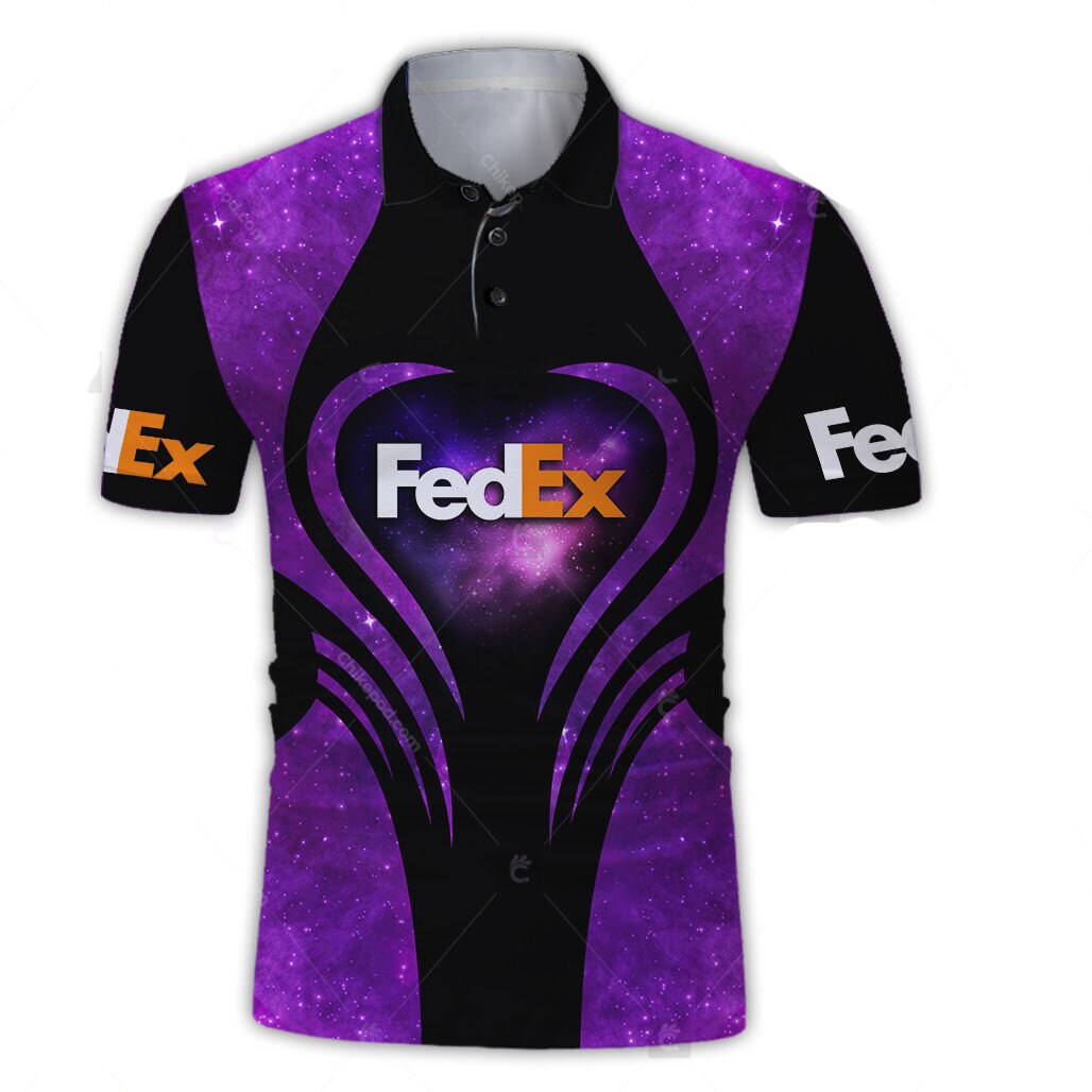 Fedex Express Galaxy Polo Shirt For Delivery Driver