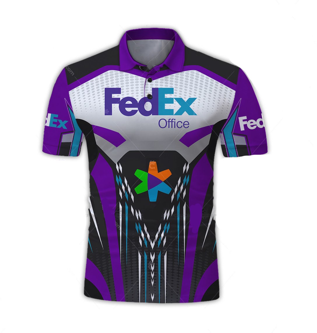 Fedex Office Polo Shirt For Delivery Driver| Shipping Services Polo Shirt