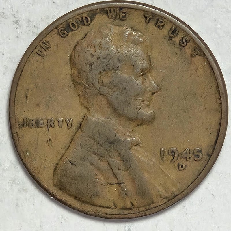 1945 No Mint Wheat Penny - Etsy