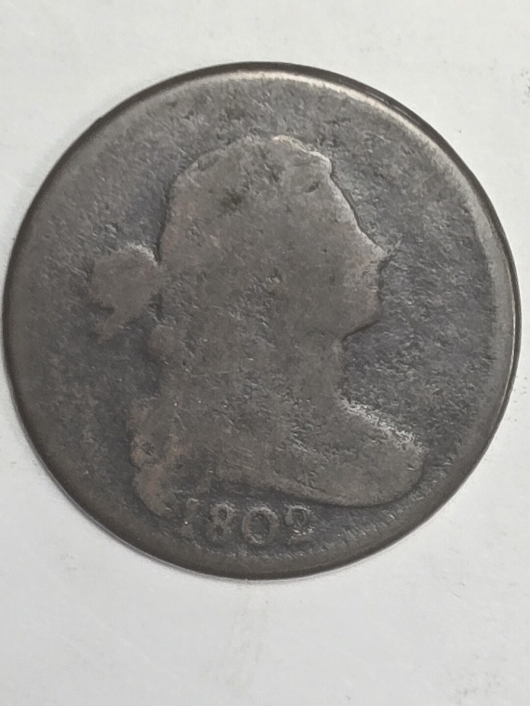1802 Draped Bust Large Cent Normal Reverse Good Condition Early Copper ...