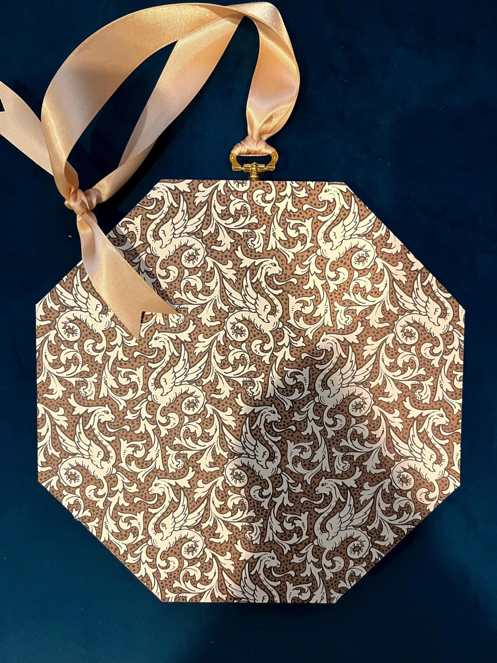 Cartouche No.3 - Multilayered Marbled Paper and Black Wax Intaglio Wall ...