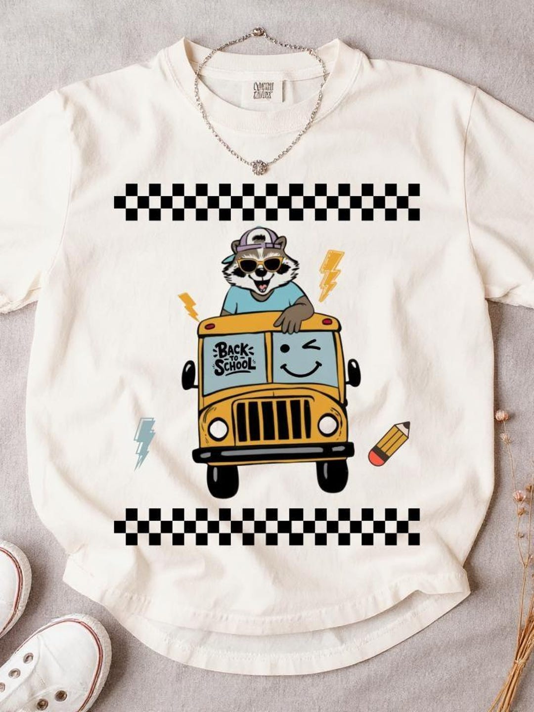 Raccoon School Bus PNG SVG: Back to School Clipart (digital Download ...