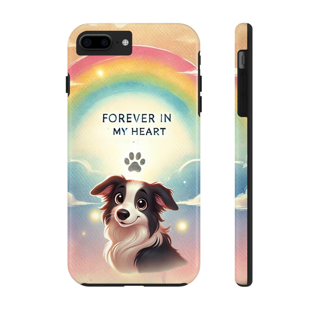 Personalized Border Collie Tough Phone Case, Dog Lover Cute Sentimental ...