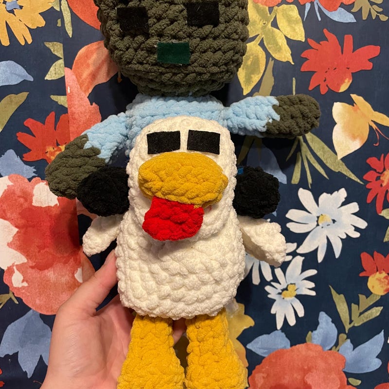 Chicken Jockey Stuffed Animal - Etsy