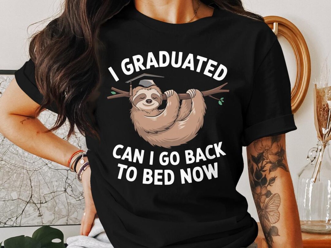 Sloth Graduation PNG | Cute Graduation Cap Digital Download | Funny ...