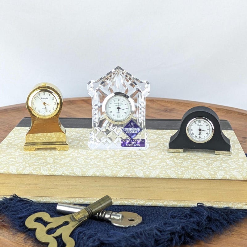 Crystal Clock - Etsy