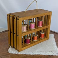 Antique Thread Dispenser or Box With Boat Decoration, James Chadwick - Etsy