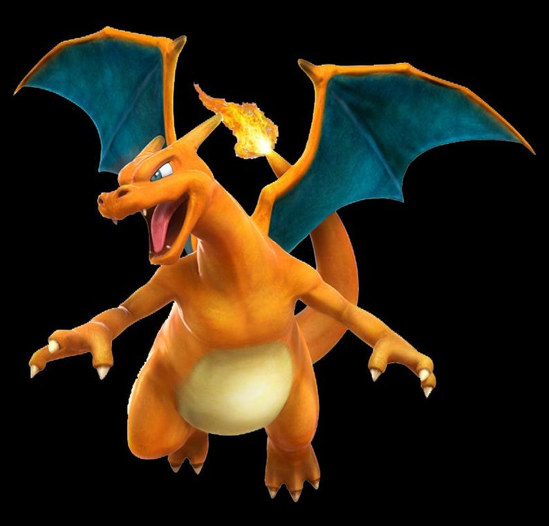 Charizard 3d Model - Etsy