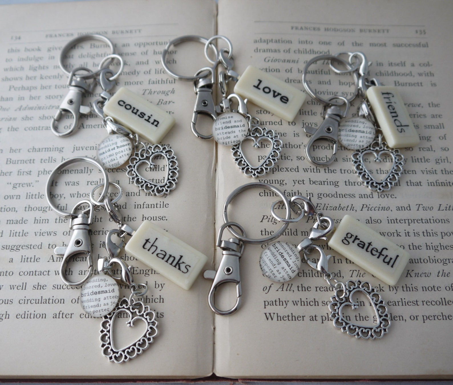 COUSIN Key Chain Personalized Customized Domino Key Chain Gift for ...