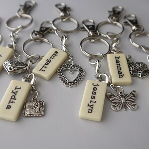 Custom Mini Domino Name Custom Word Charm Pendant Customized ...