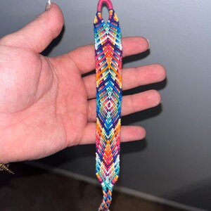 Rainbow Fishtail Friendship Bracelet - Etsy