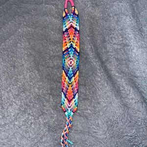 Rainbow Fishtail Friendship Bracelet - Etsy