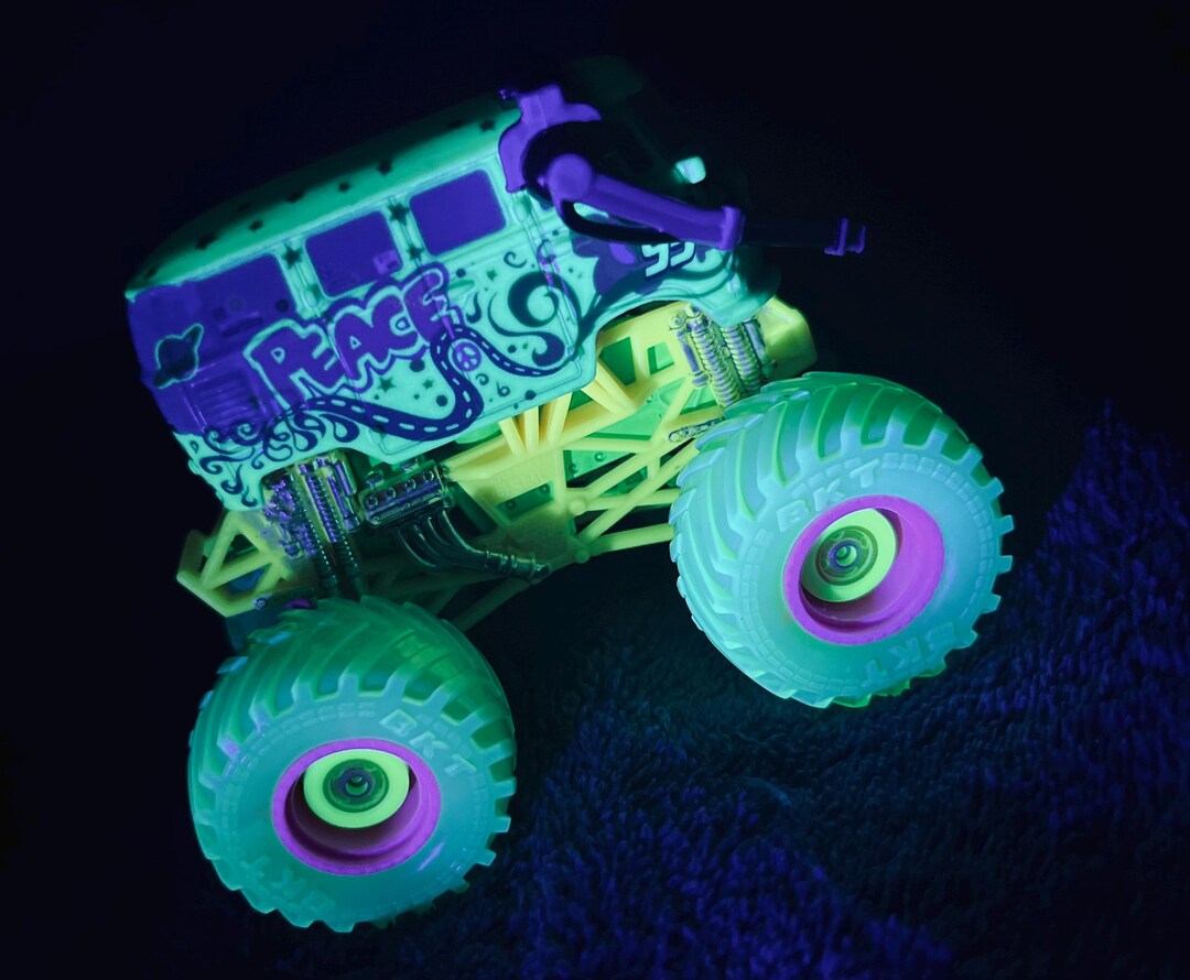 Custom Pit Crew Fillmore Glow in the Dark Monster Truck - Etsy
