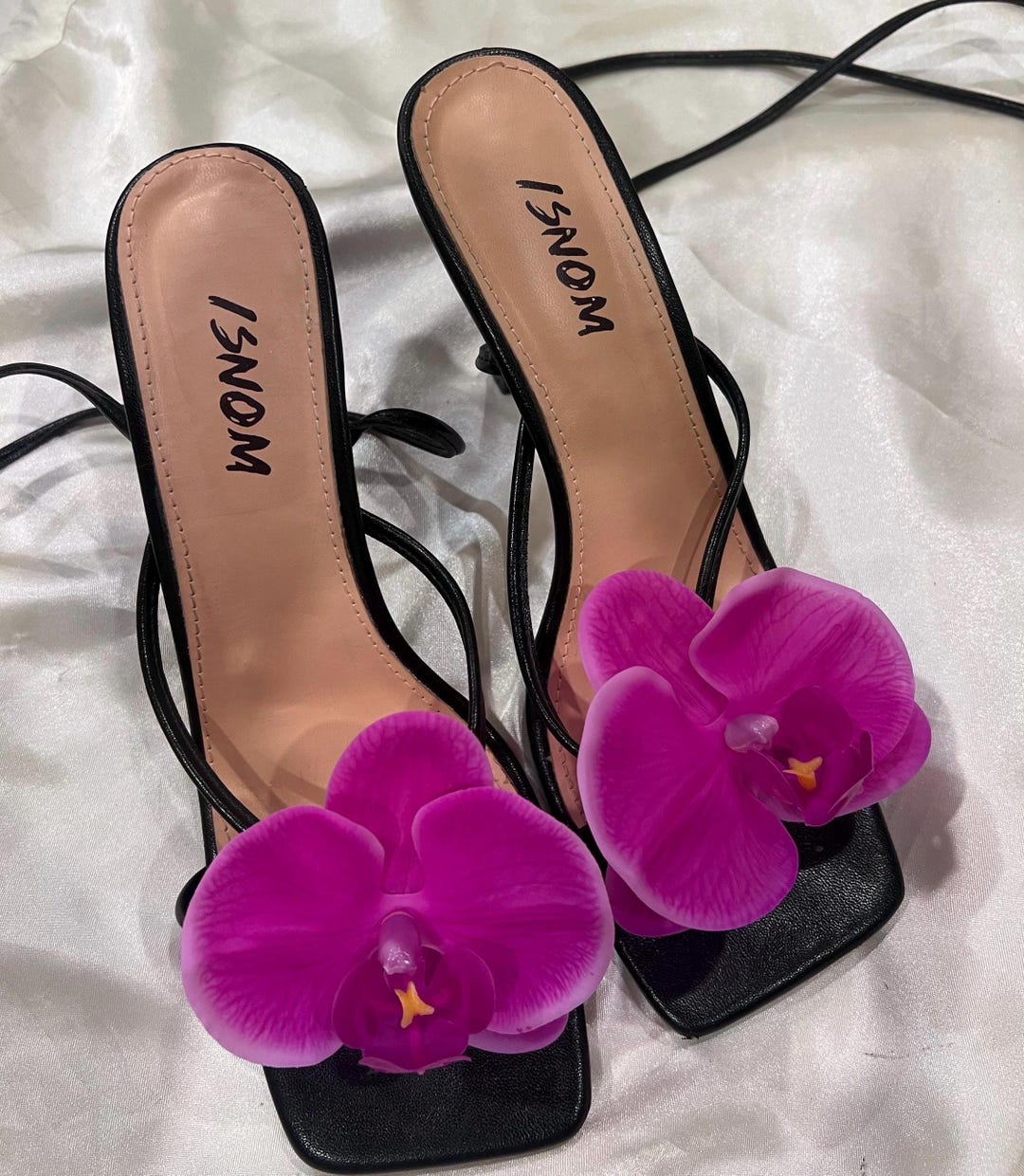 Orchid Flower Shoe Clip Set for Spring/summer — White & Purple - Etsy