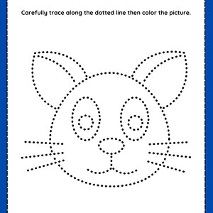 Trace & Learn Printables - Etsy