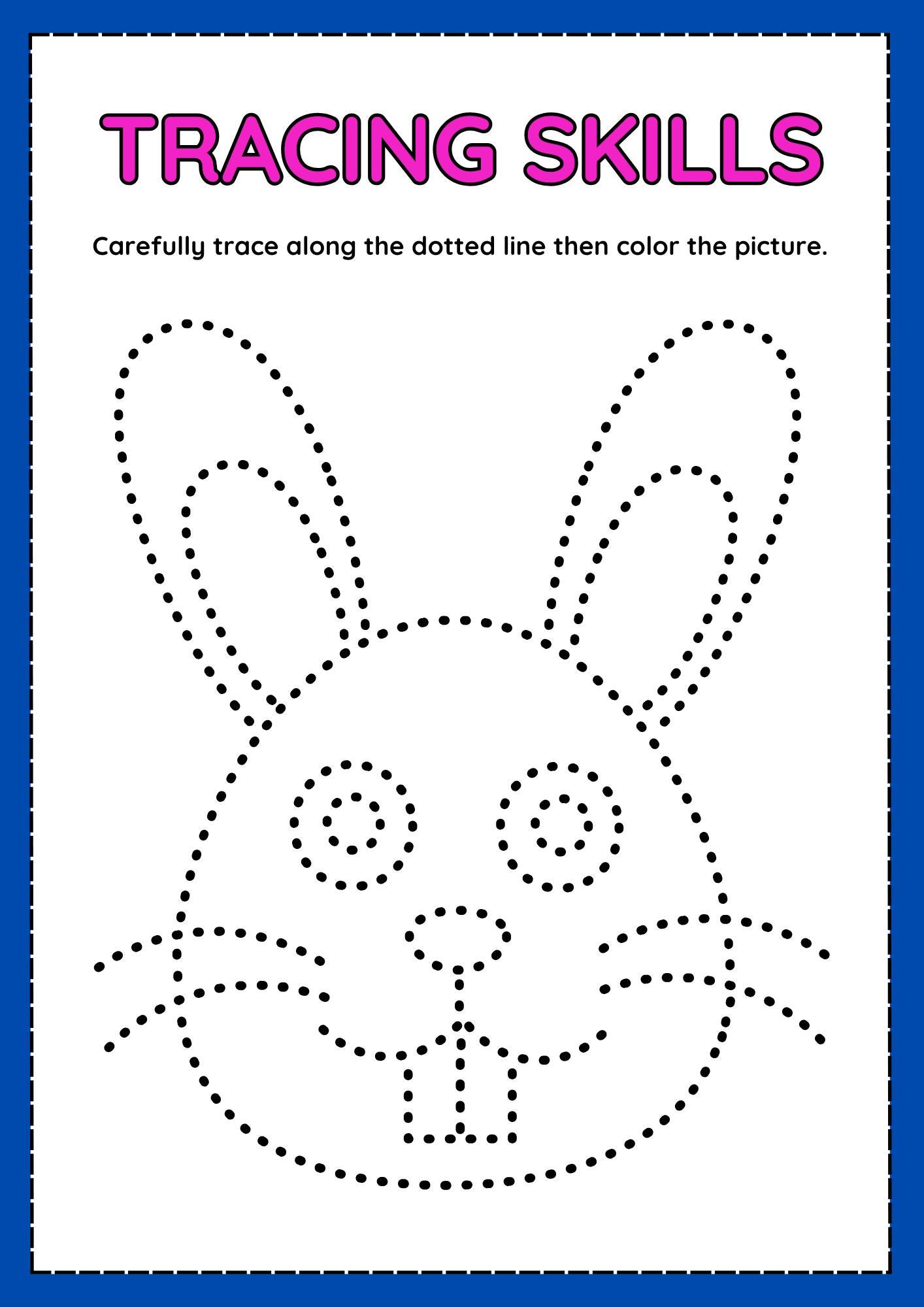 Trace & Learn Printables - Etsy