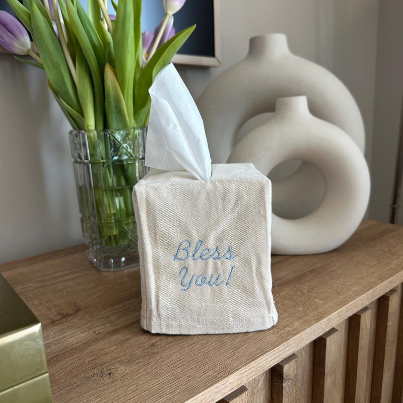 Bless You Tissue Box - Etsy