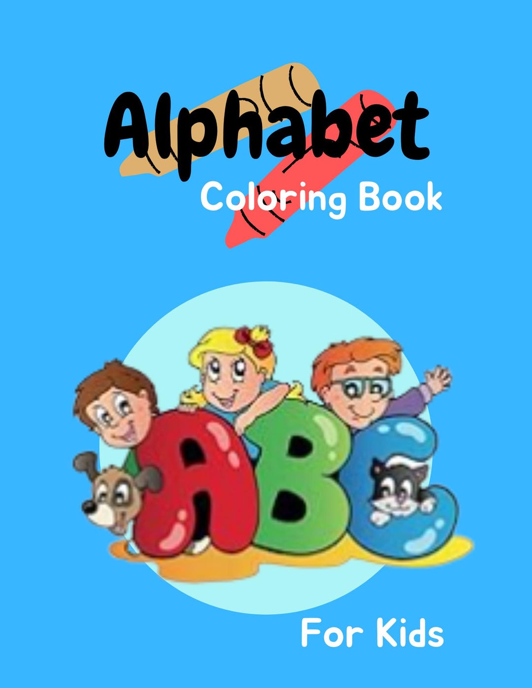 Alphabet Coloring Book for Kids - Etsy