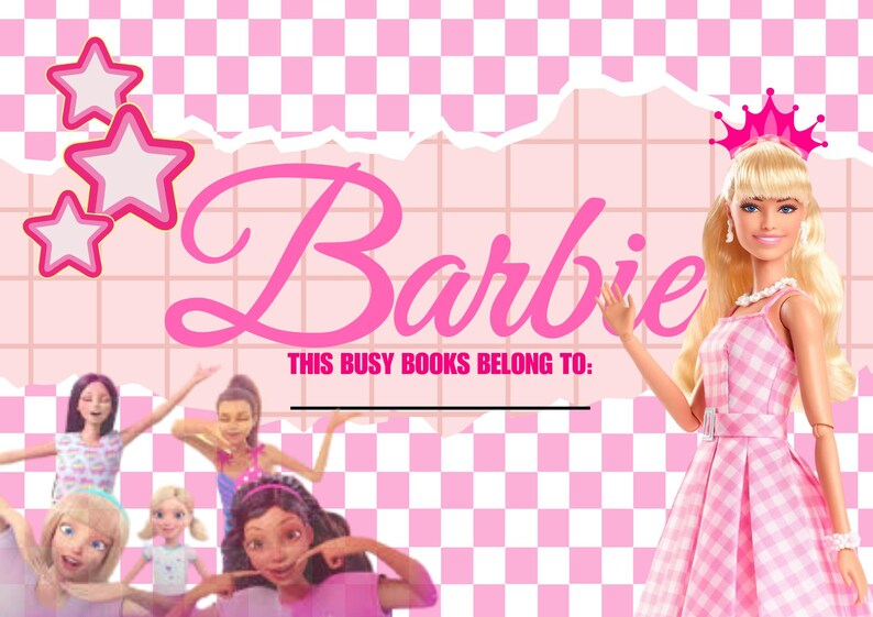 Barbie Busy Book Printable PDF | Editable Learning Binder for Kids ...