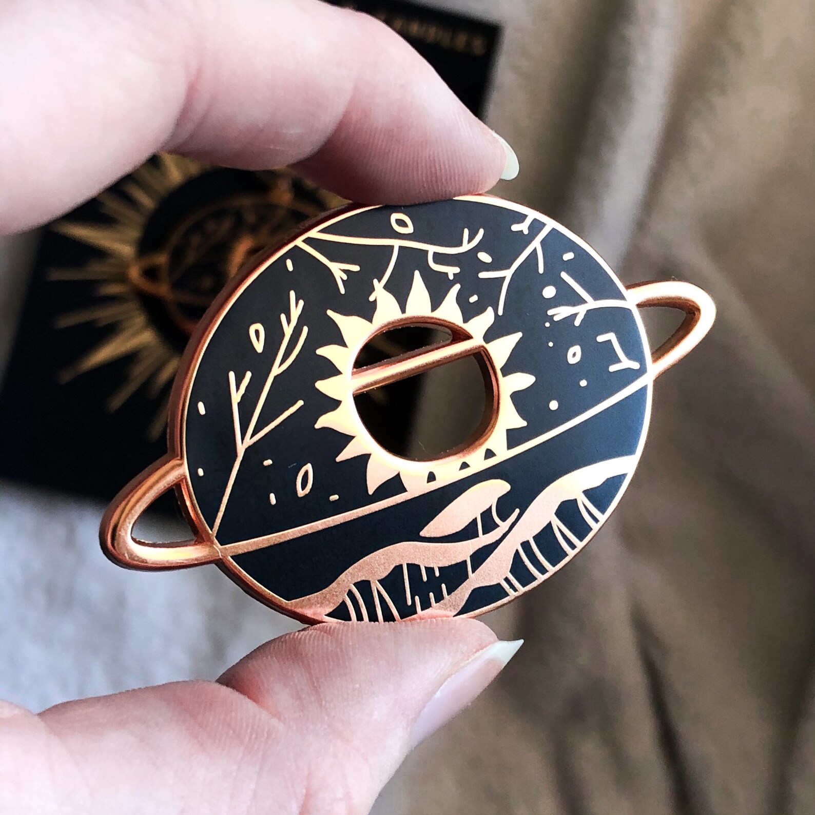 Saturn the Sun God Celestial Pin Celestial Enamel Pin - Etsy Australia