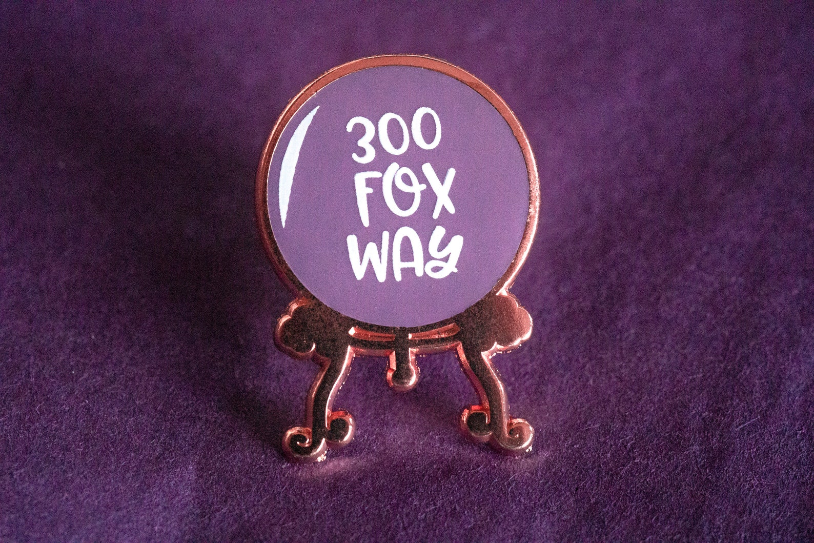 300 Fox Way Enamel Pin Raven Boys Pin Blue Enamel Pin - Etsy
