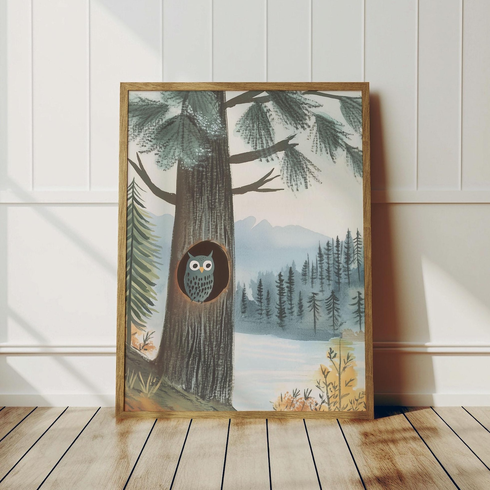 Woodland Animals Bundle - Bear Art, Kids Wall Art Printable, Toddler ...