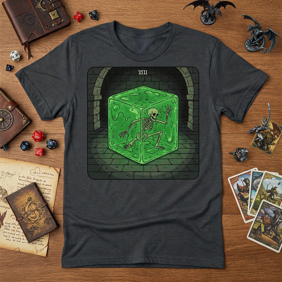 Shrinking Trap - D20, RPG, Skeleton, Slime, Gift for Gamer, Dungeon ...