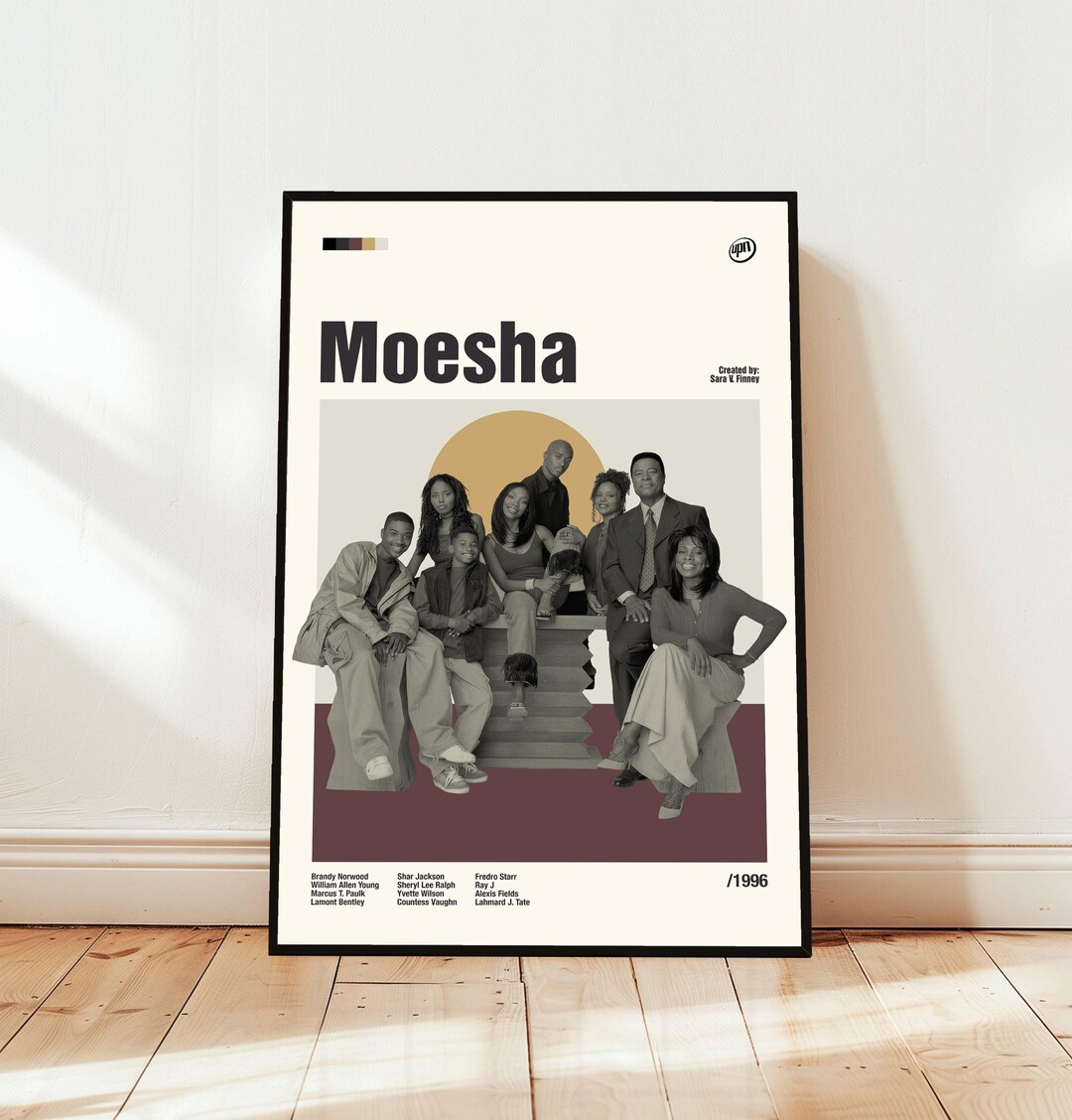Moesha Poster / Movie Poster / Midcentury Modern Art / Minimalist Art ...
