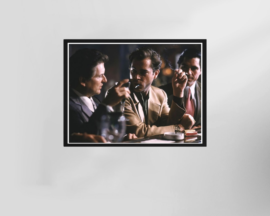 Goodfellas Movie Poster, Goodfellas Print, Black and White, Retro ...