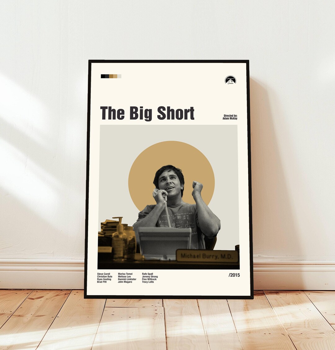 The Big Short Poster / Movie Poster / Midcentury Modern Art ...