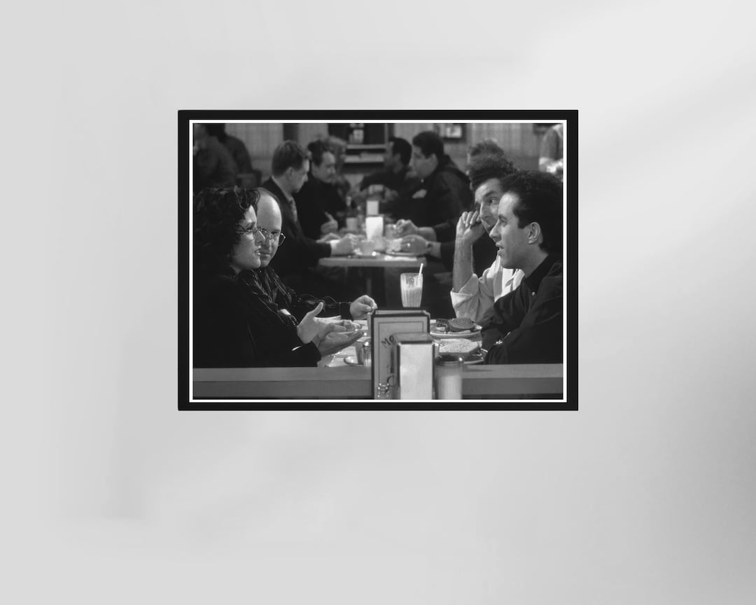 Seinfeld Poster, Seinfeld Tv Series Print, Seinfeld Restaurant Poster ...
