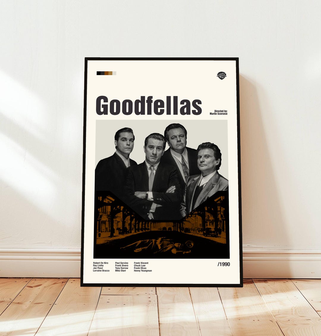 Goodfellas Movie Poster: Mid-century Modern Minimalist Art Print - Etsy