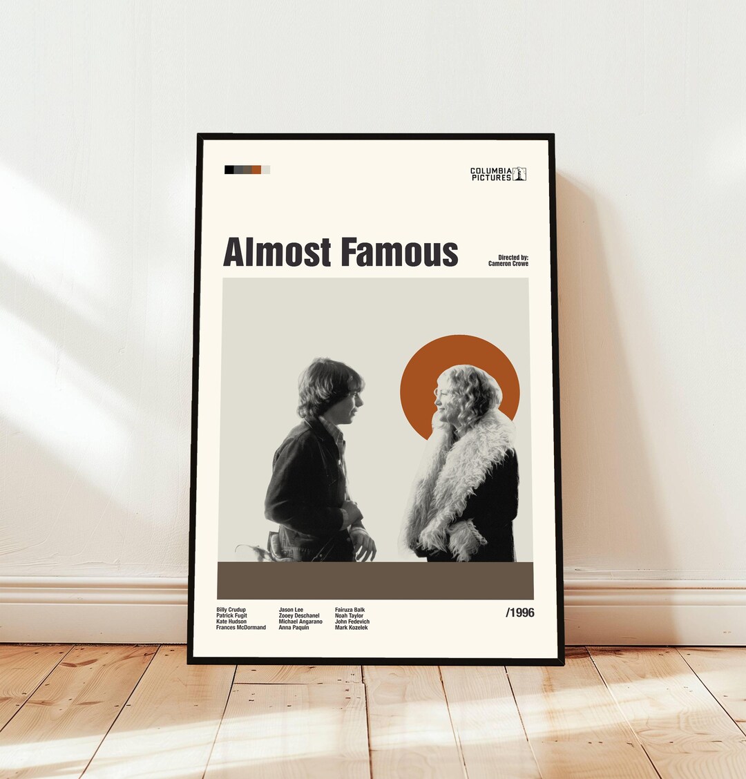 Almost Famous Poster / Movie Poster / Midcentury Modern Art ...
