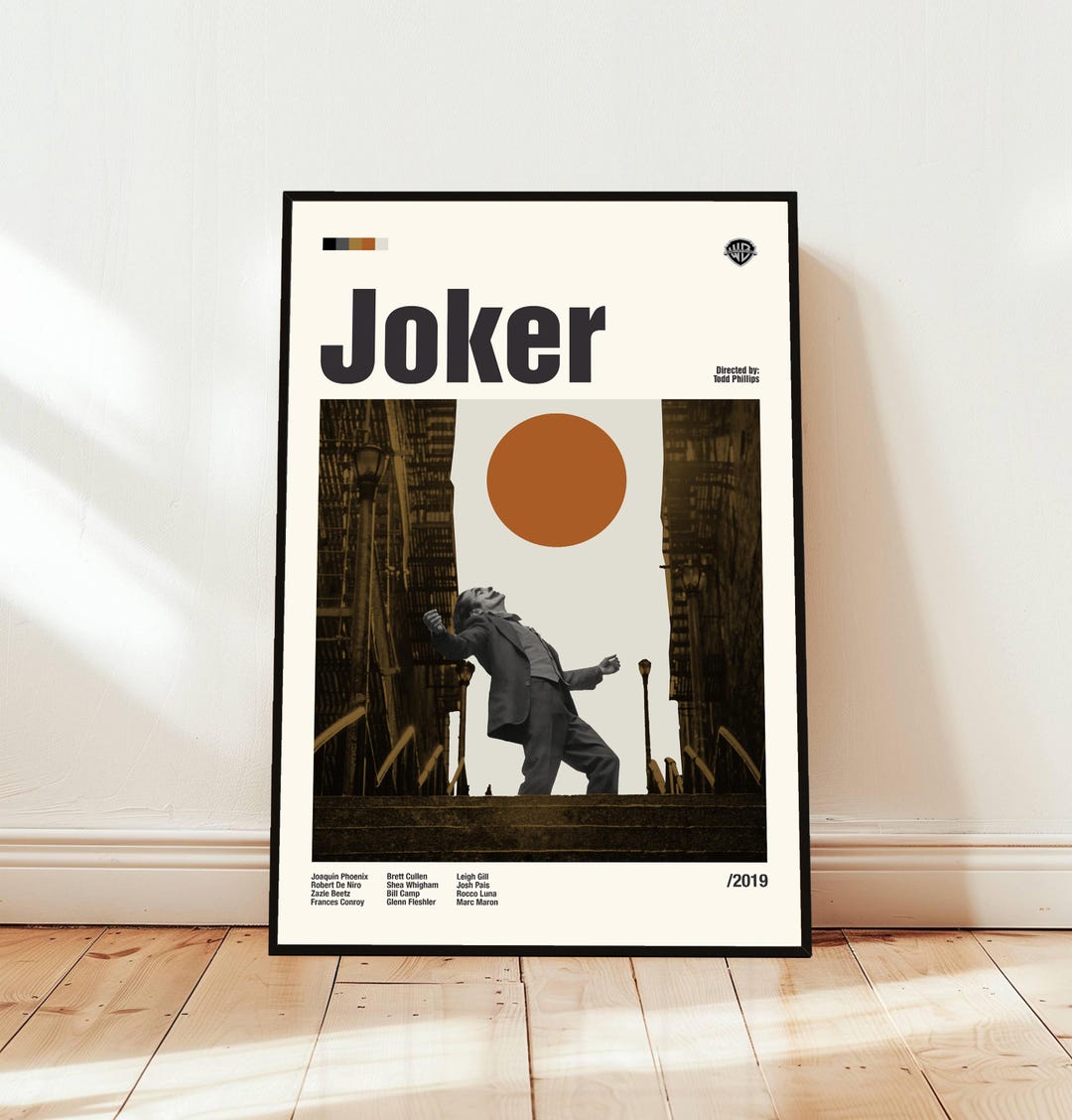 Retro Joker Movie Poster / Movie Poster / Midcentury Modern Art ...