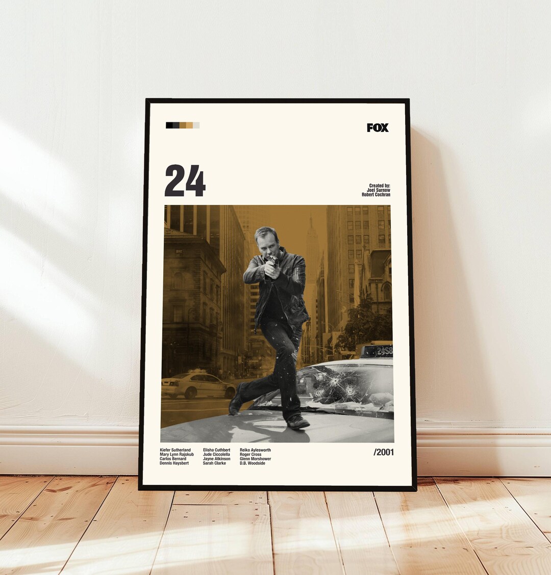 24 Poster / Movie Poster / Midcentury Modern Art / Minimalist Art ...