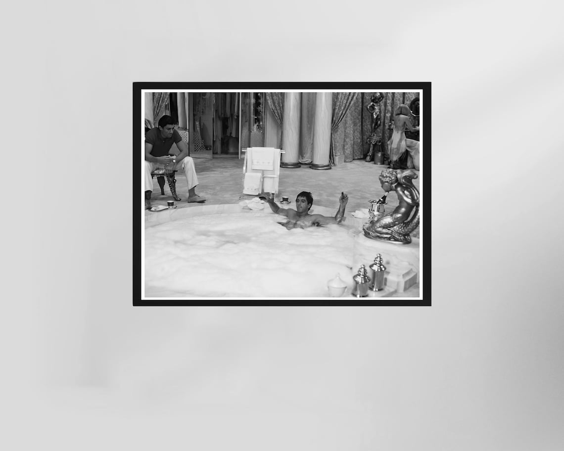 Scarface Movie Poster, Scarface Funny Bathroom Poster, Funny Bathroom ...