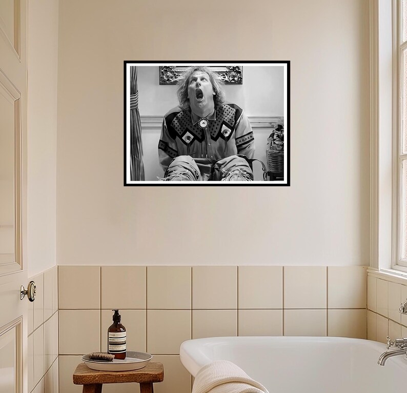 Dumb and Dumber Poster, Harry Dunne Funny Bathroom, Funny Bathroom Wall ...
