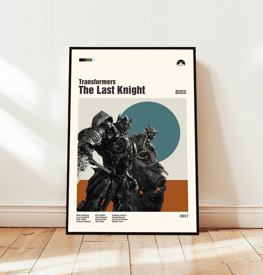 Transformers the Last Knight Poster / Movie Poster / Midcentury Modern ...