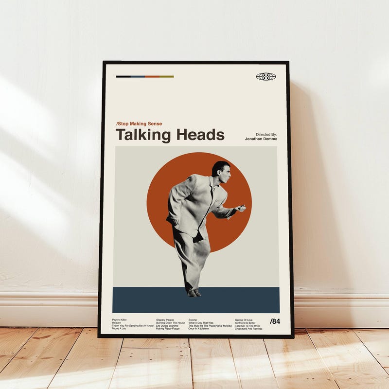Talking Heads Poster - Etsy