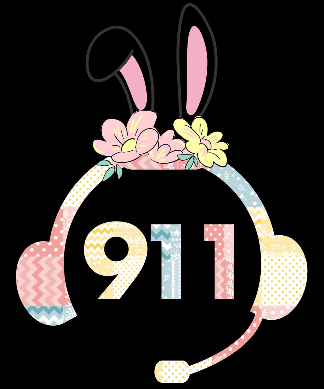 911 Dispatcher Easter Png, Dispatcher Png, Easter Outfit, Hoppy ...