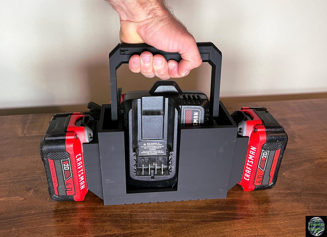 Craftsman Battery Charging Station, Battery Storage for Craftsman Tools ...