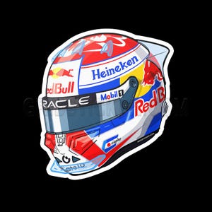 Max Verstappen 1 Red Bull Racing Helmet - Etsy