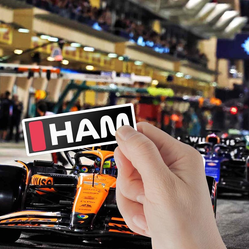 F1 Driver Tag Ferrari Lewis Hamilton - Etsy