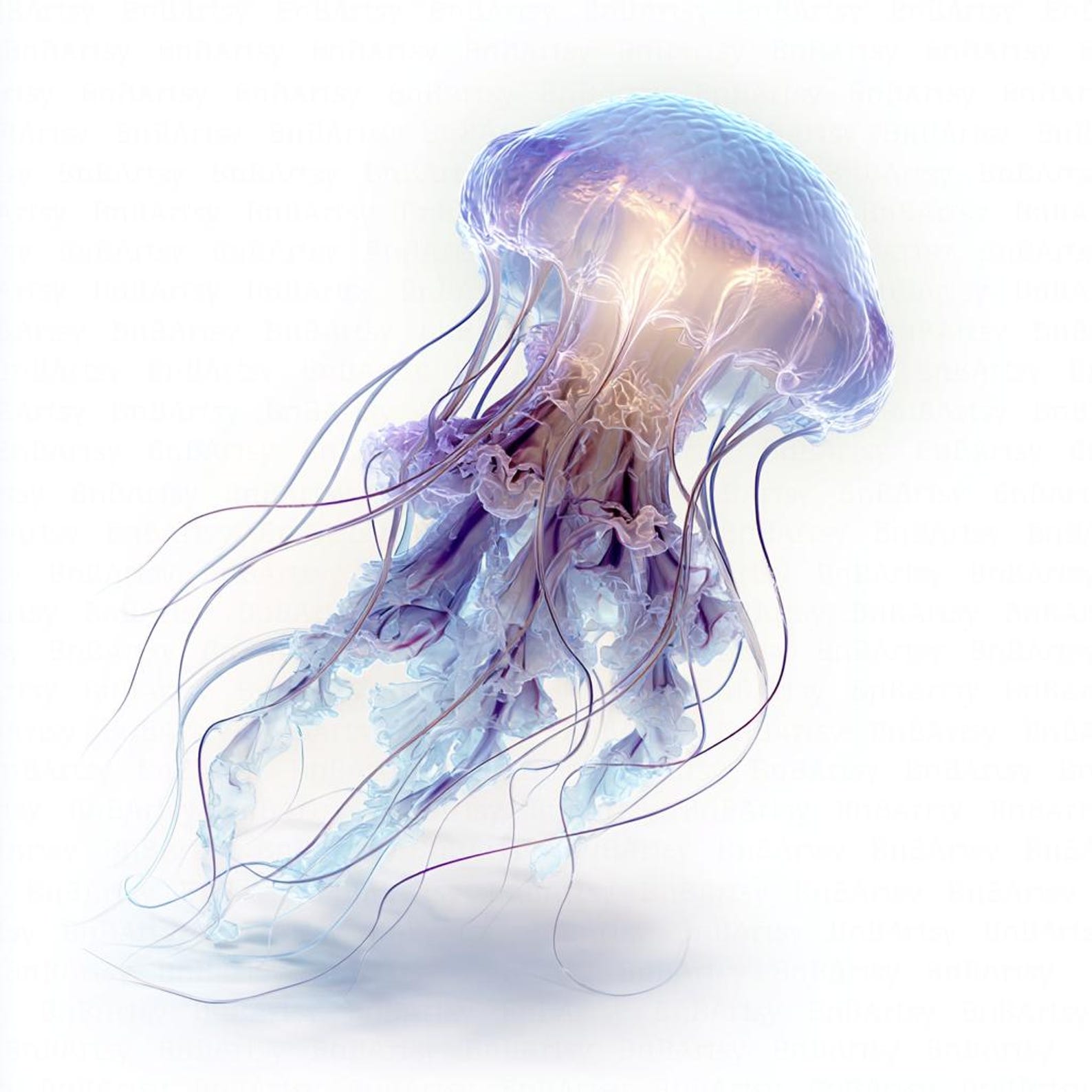 Watercolor Jellyfish Clipart, 12 Printable Dreamy Ocean Sea Life ...