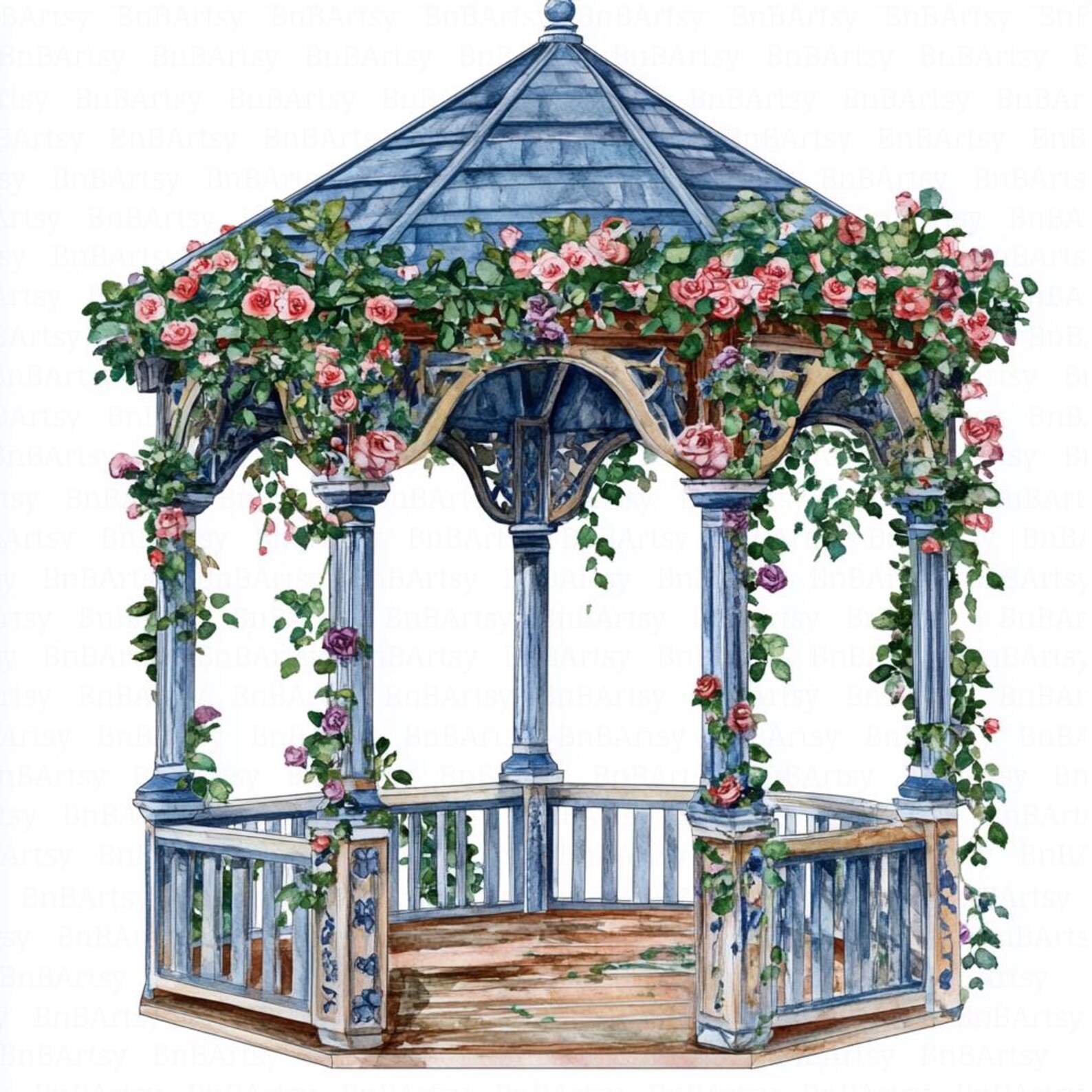 13 Wedding Gazebo Clipart, Garden Clipart, Printable Watercolor Clipart ...