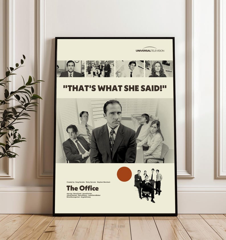 THE OFFICE Poster - Inspired Poster - Mid-century Modern - Art Print ...