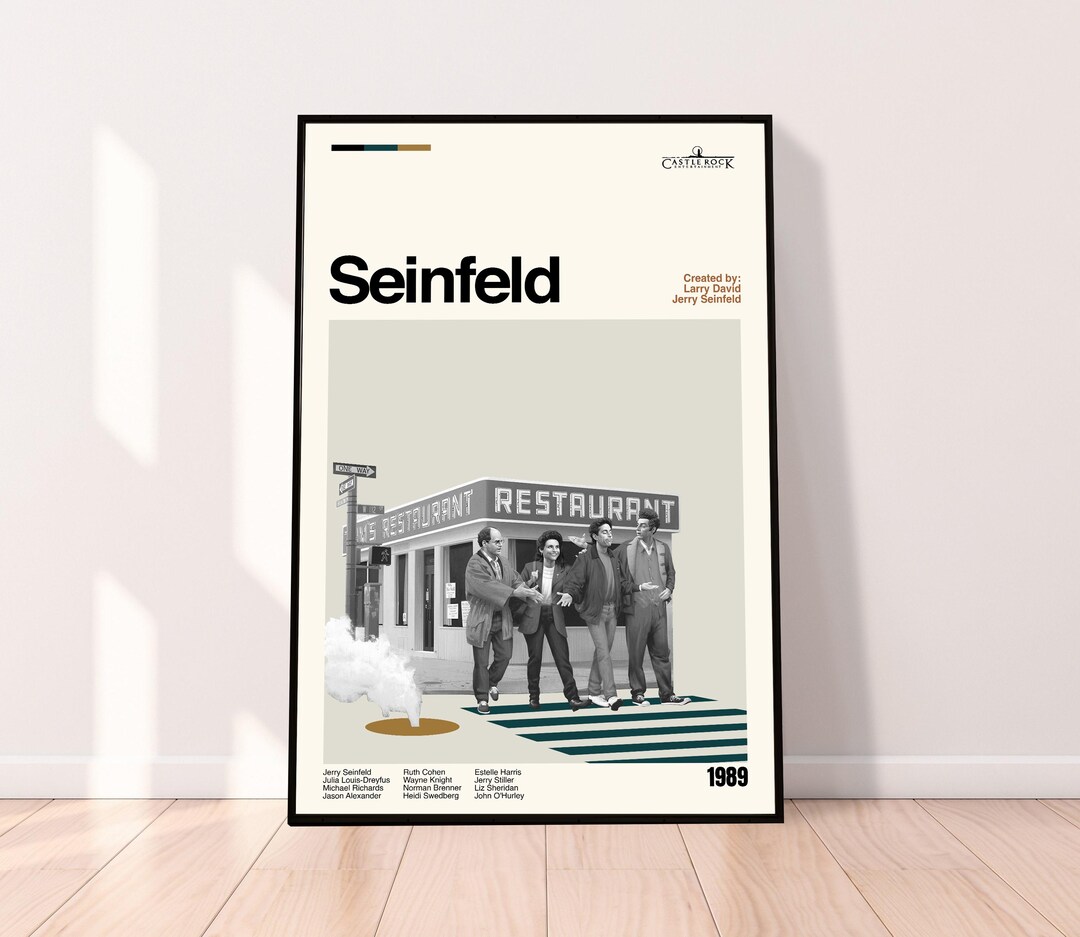 Seinfeld Tv Series Poster - Film Poster - Minimalist Movie Posters ...