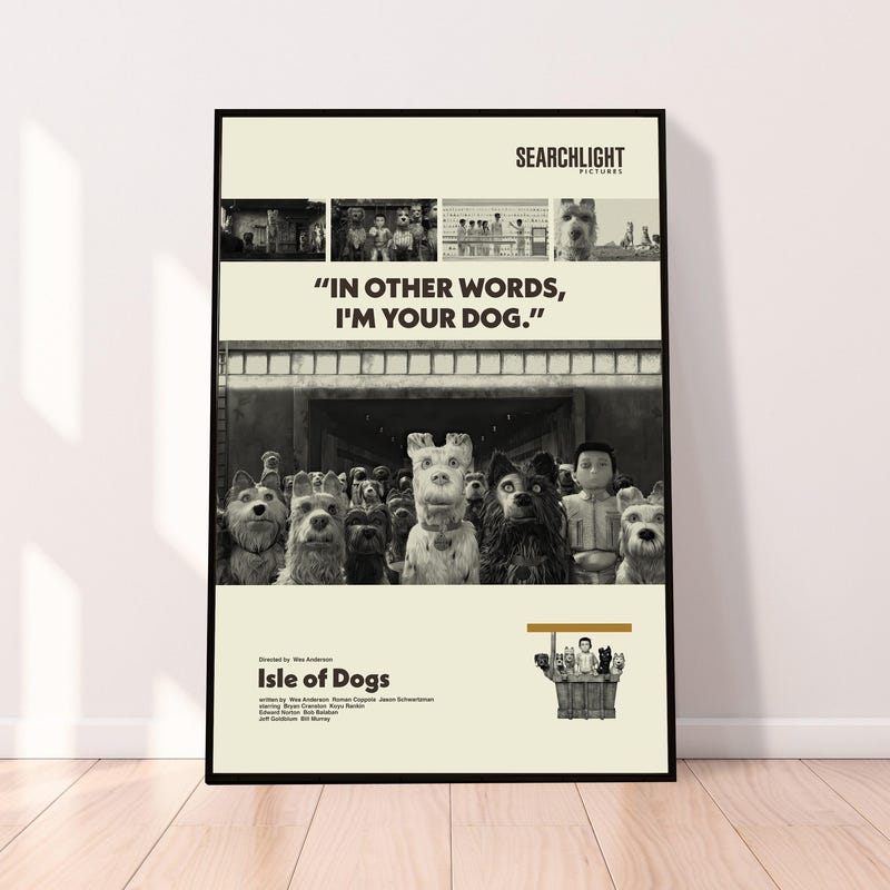 Isle of Dogs Poster - Etsy