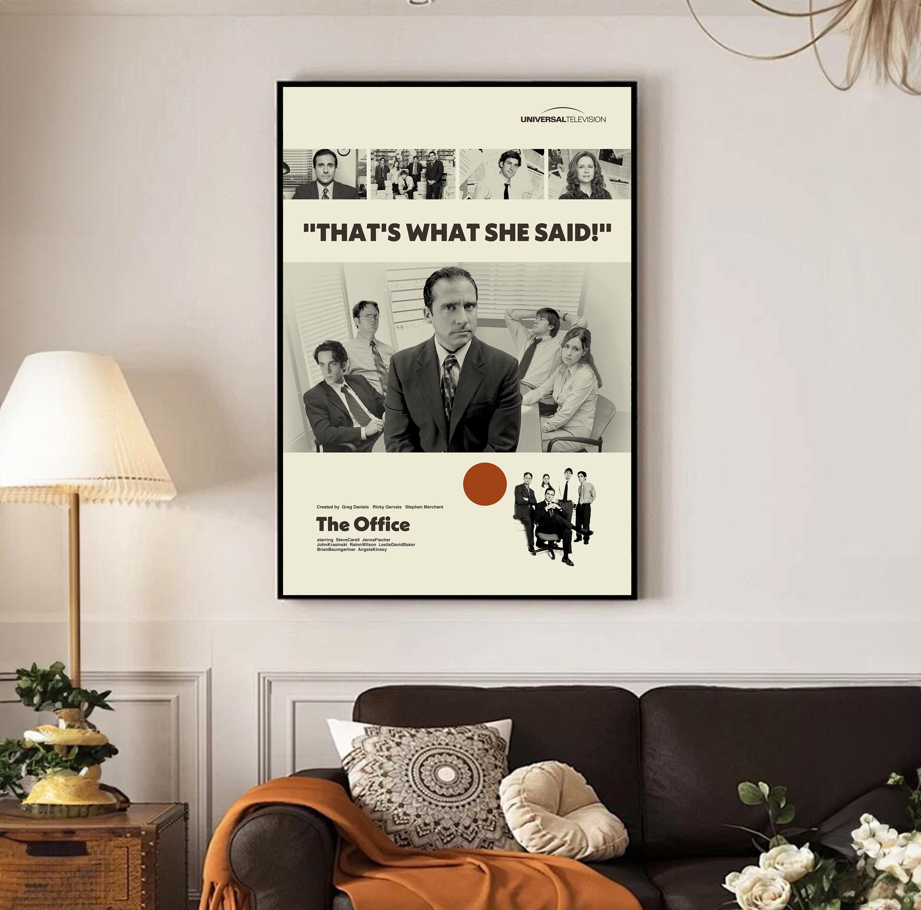 THE OFFICE Poster - Inspired Poster - Mid-century Modern - Art Print ...