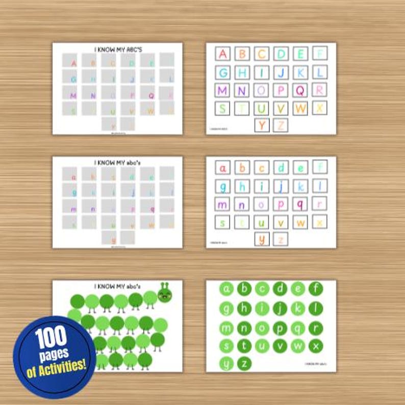 Alphabet Matching Game Printable | Abcs Letter Recognition Activity ...